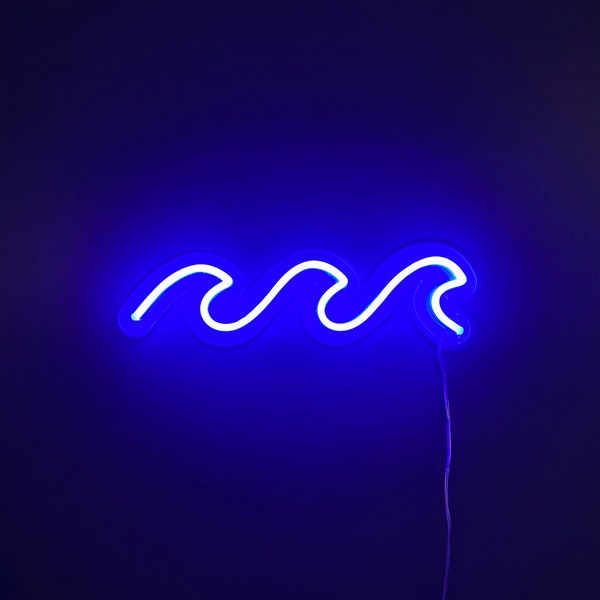 Wave Neon Sign - Etsy