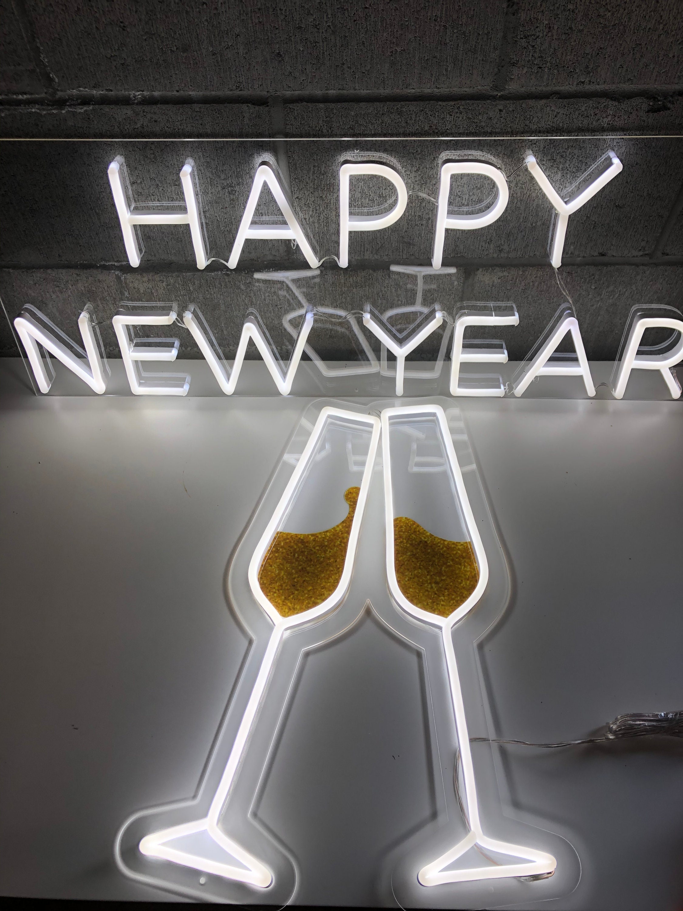 Happy New Year Neon Sign for NYE Parties - Etsy