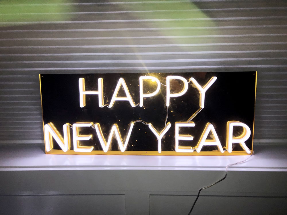 Happy New Year Neon Sign for NYE Parties - Etsy