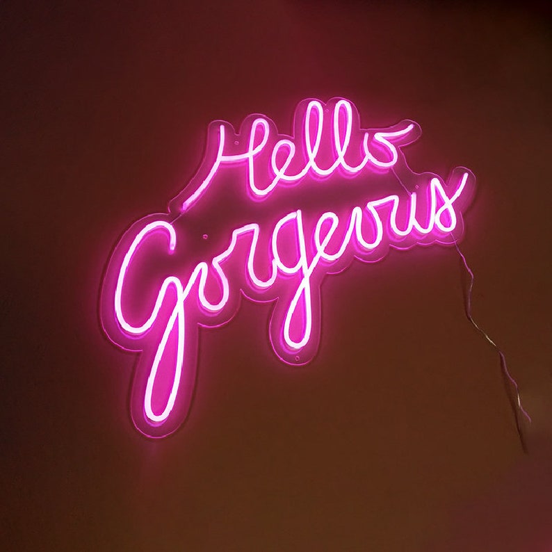 Pink Neon Light, Custom Neon Signs - Etsy