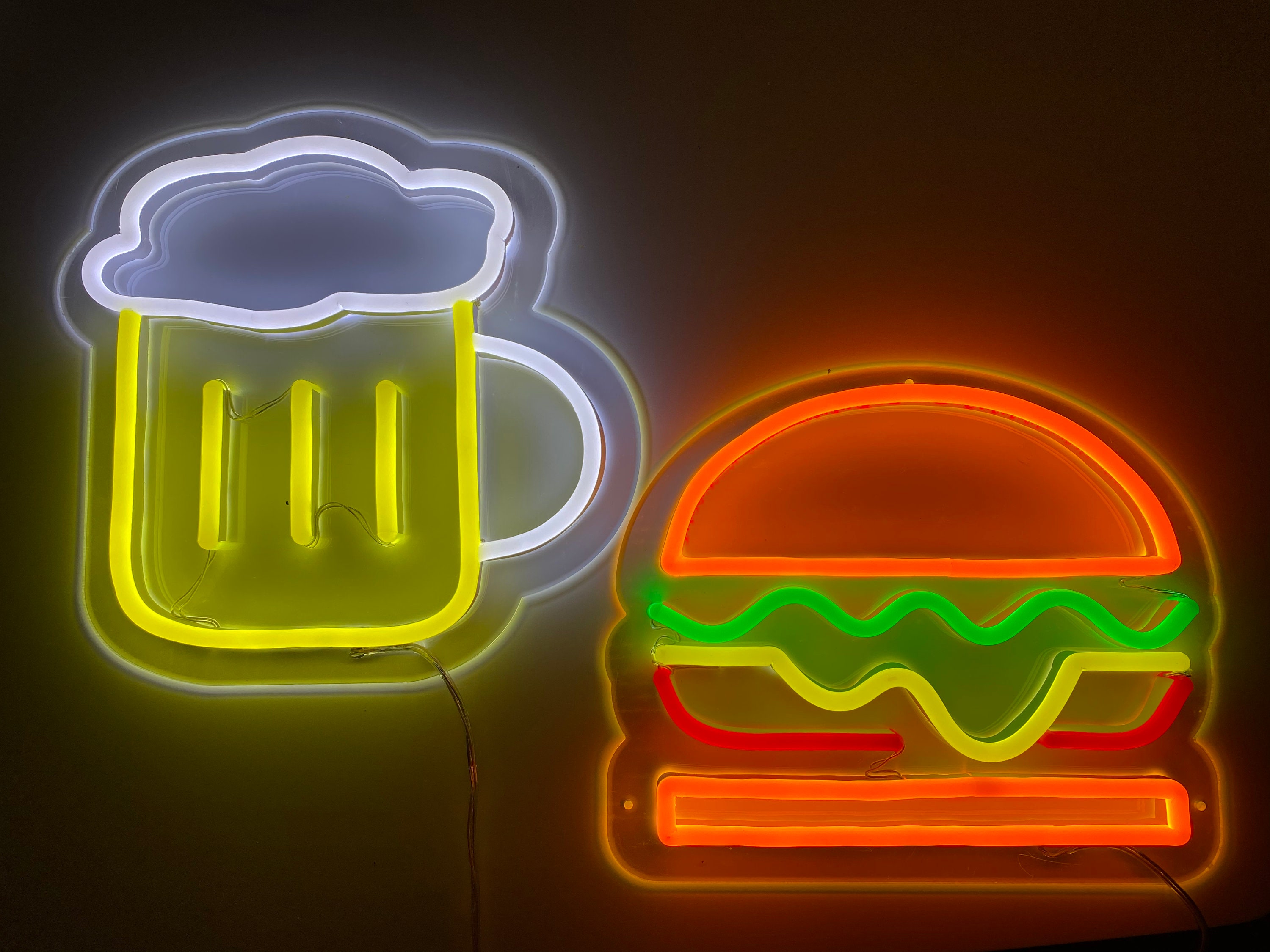 Beer Neon Sign, Bar Neon Light, Pubs, Beer Night - Etsy