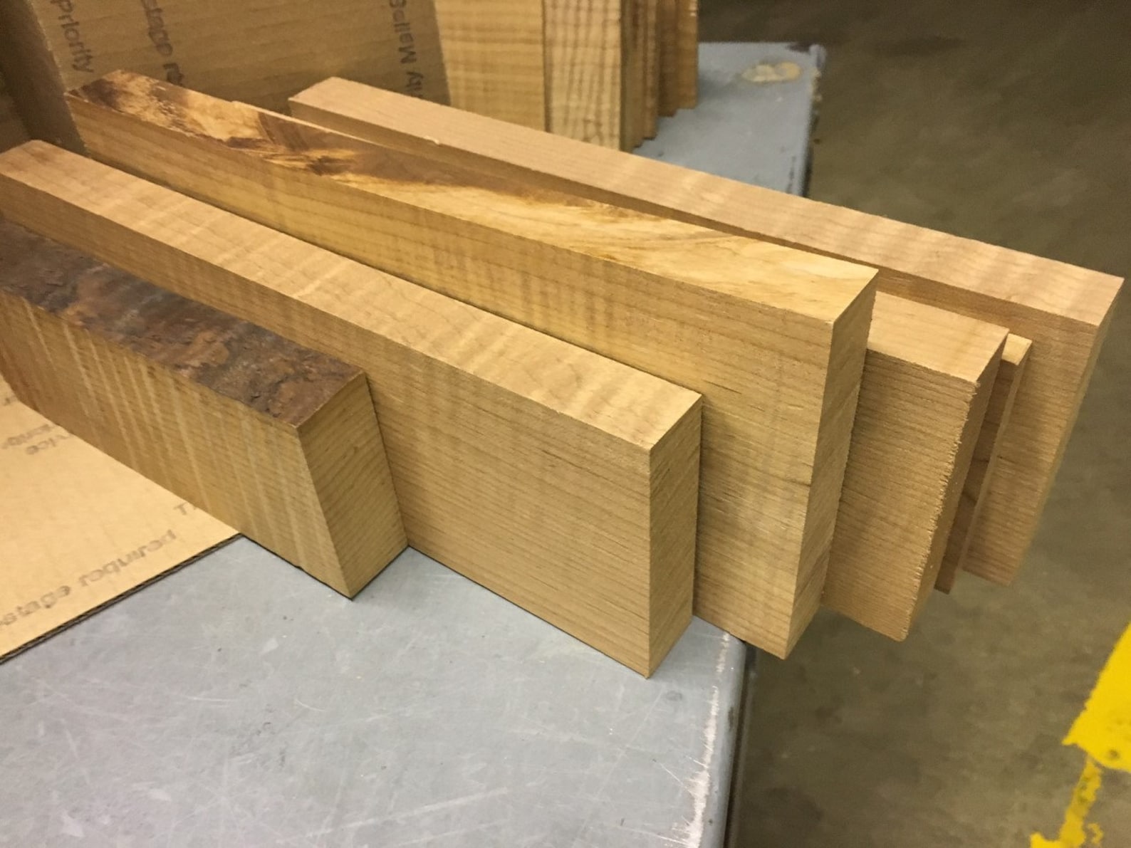 Curly Maple Craft Wood Thin Lumber Scrap Wood Arts & - Etsy