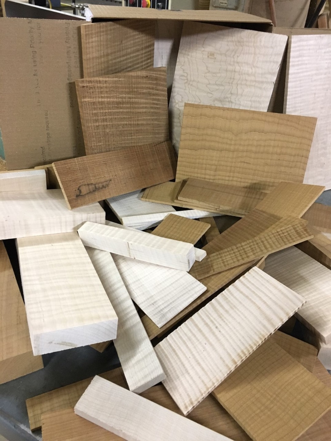 Curly Maple, Craft Wood, Thin Lumber, Scrap Wood, Arts & Crafts, Hobby ...