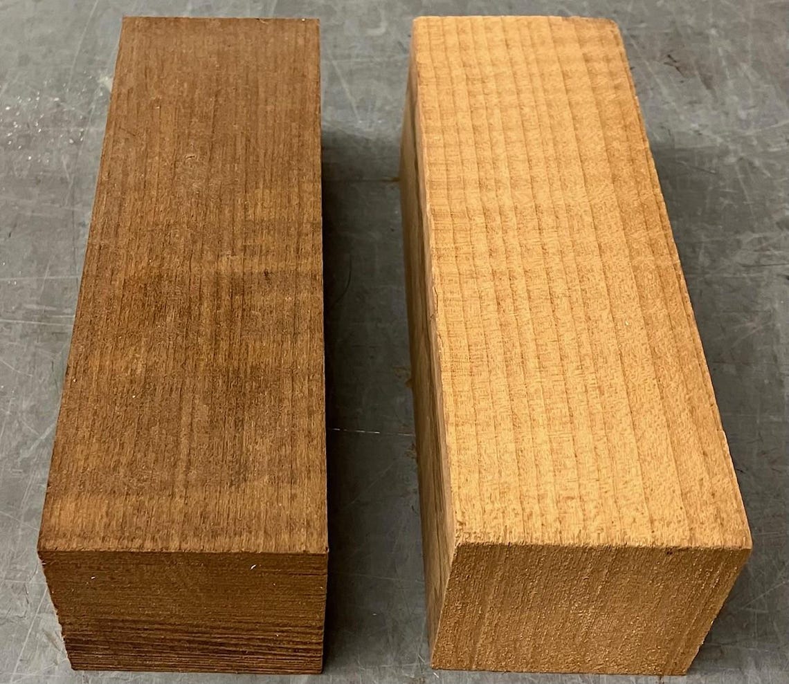 Roasted Maple Woodworking Blocks: 2x2x6" Turning Blanks - Etsy