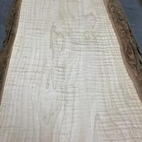Custom Sliding Door 8 Foot Spalted Maple Live Edge Bookmatched Wood ...
