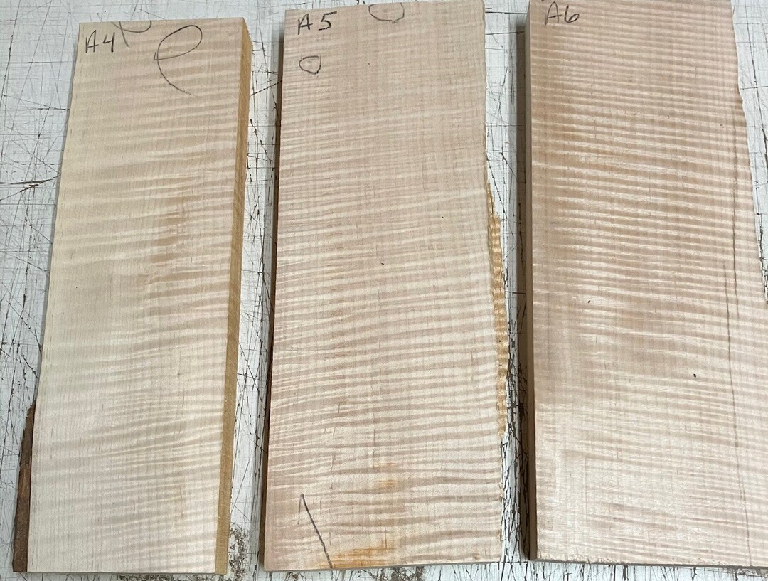 Curly Maple, Flame Maple Wood, Craft Wood, Scrap Wood, Arts & Crafts ...