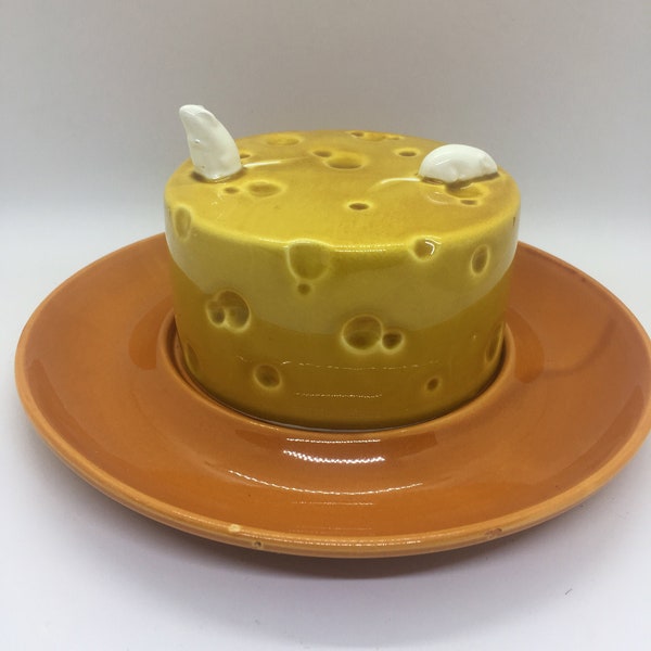 Covered Cheese Dish - Etsy