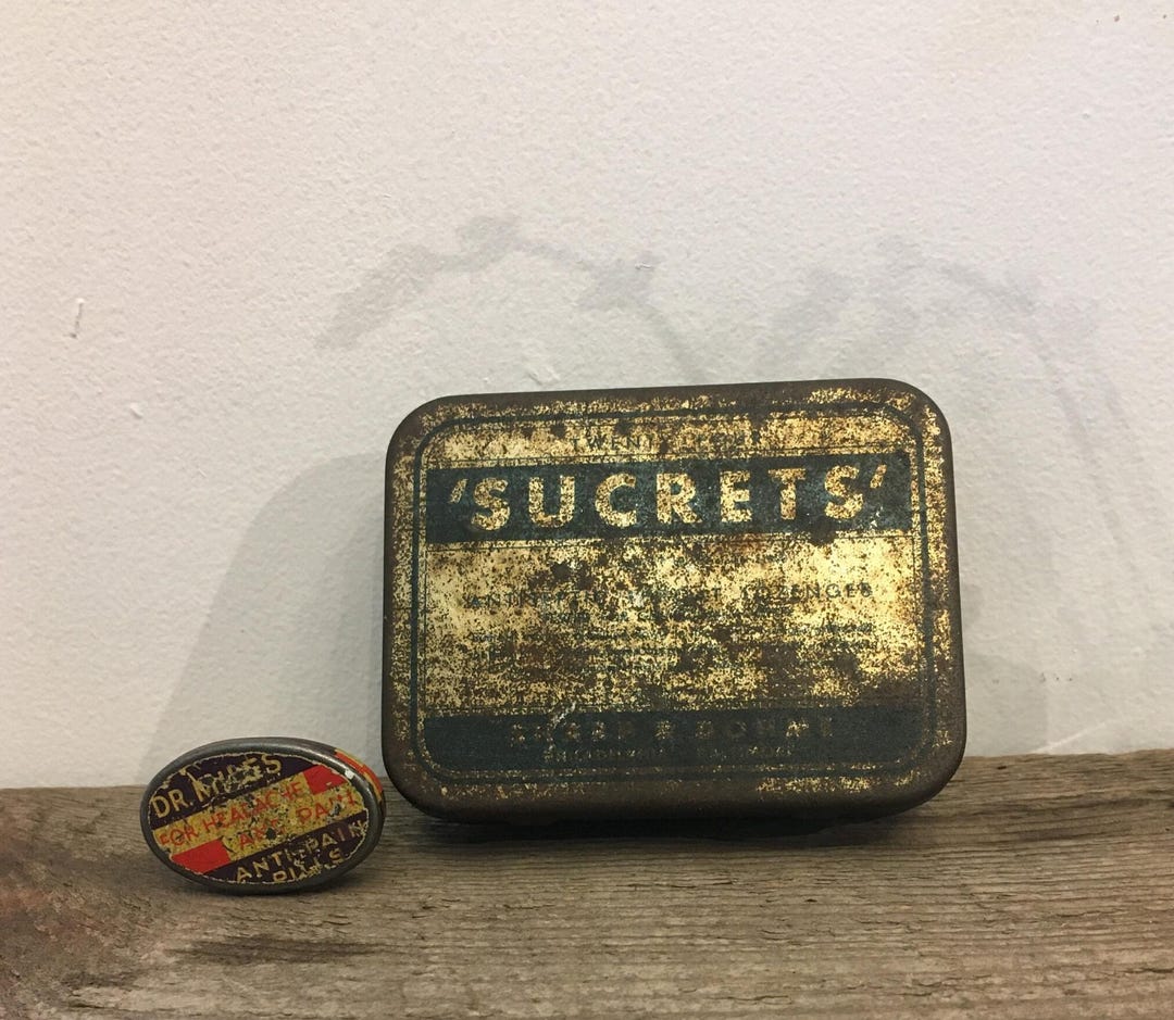 Vintage Sucrets Tin & Dr. Miles Pill Tin – 1960s/70s Metal Medicine ...