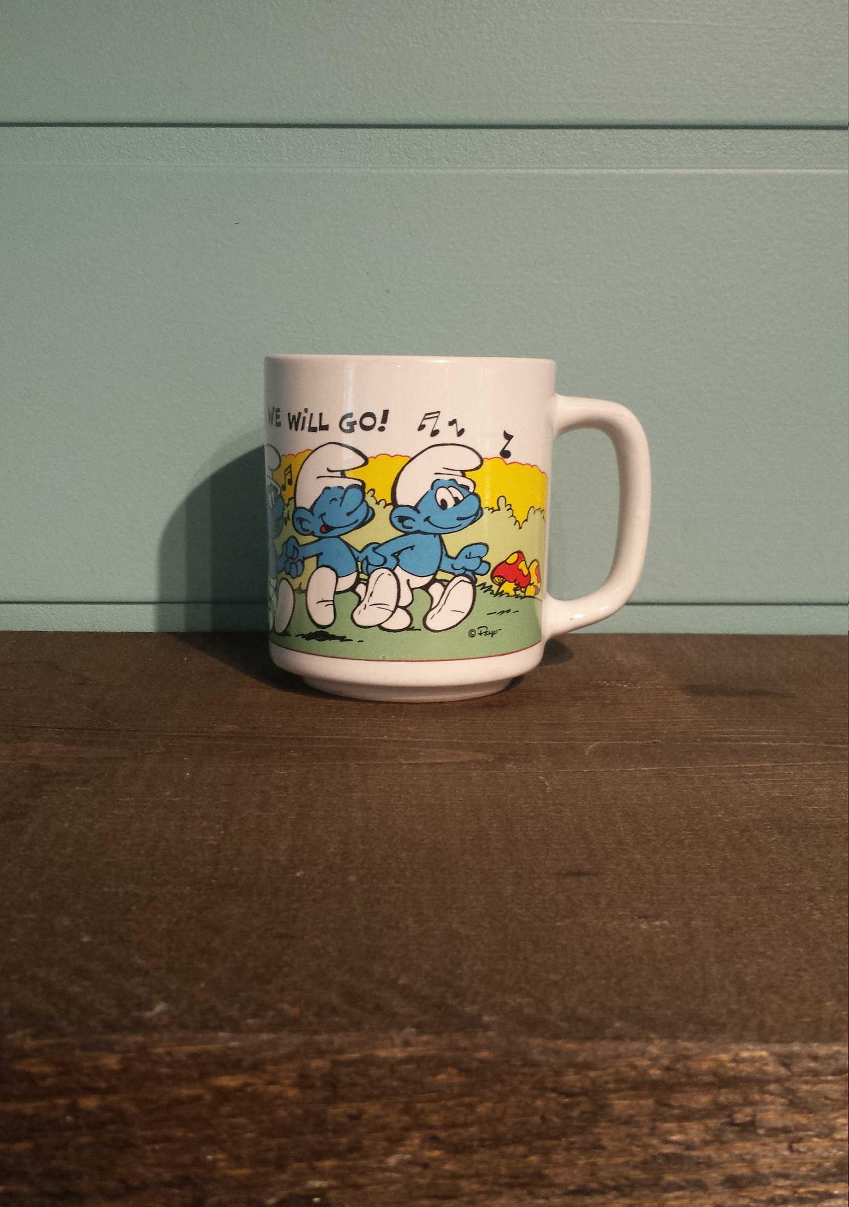 Smurfs Vintage Smurf Gift 1980s Smurf Smurfs 1980s Mug - Etsy