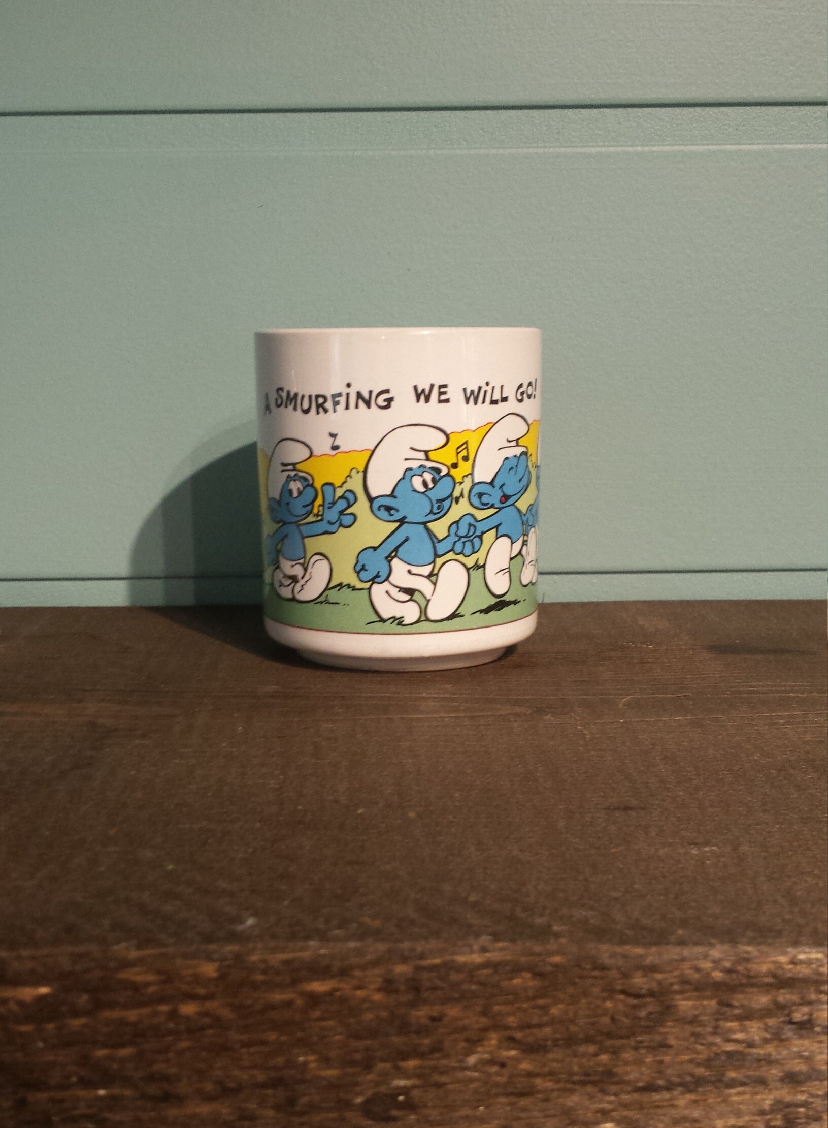 Smurfs Vintage Smurf Gift 1980s Smurf Smurfs 1980s Mug - Etsy