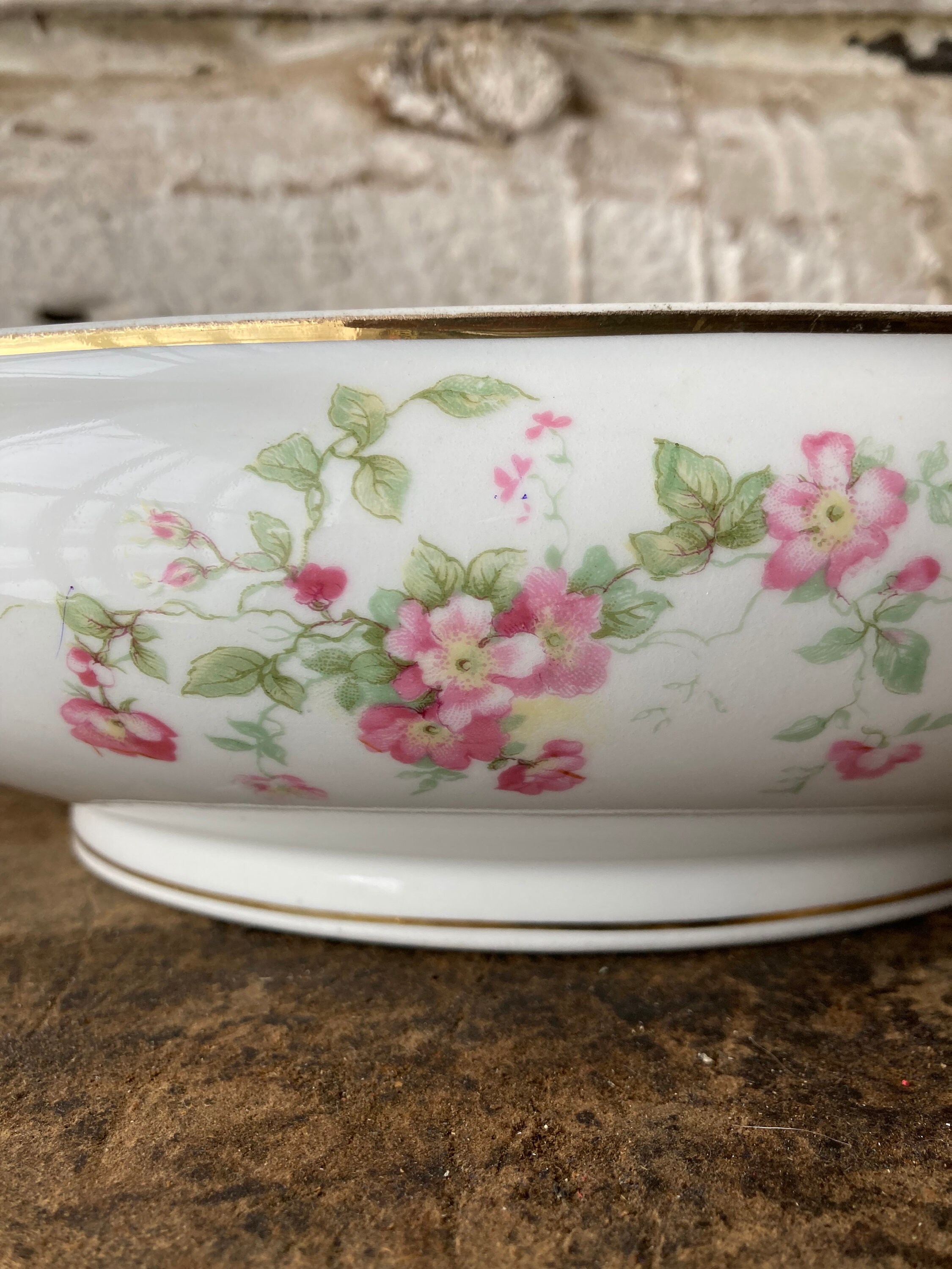 Limoges Roses Limoges Dish Limoges Pink Roses Limoges Serving Dish ...