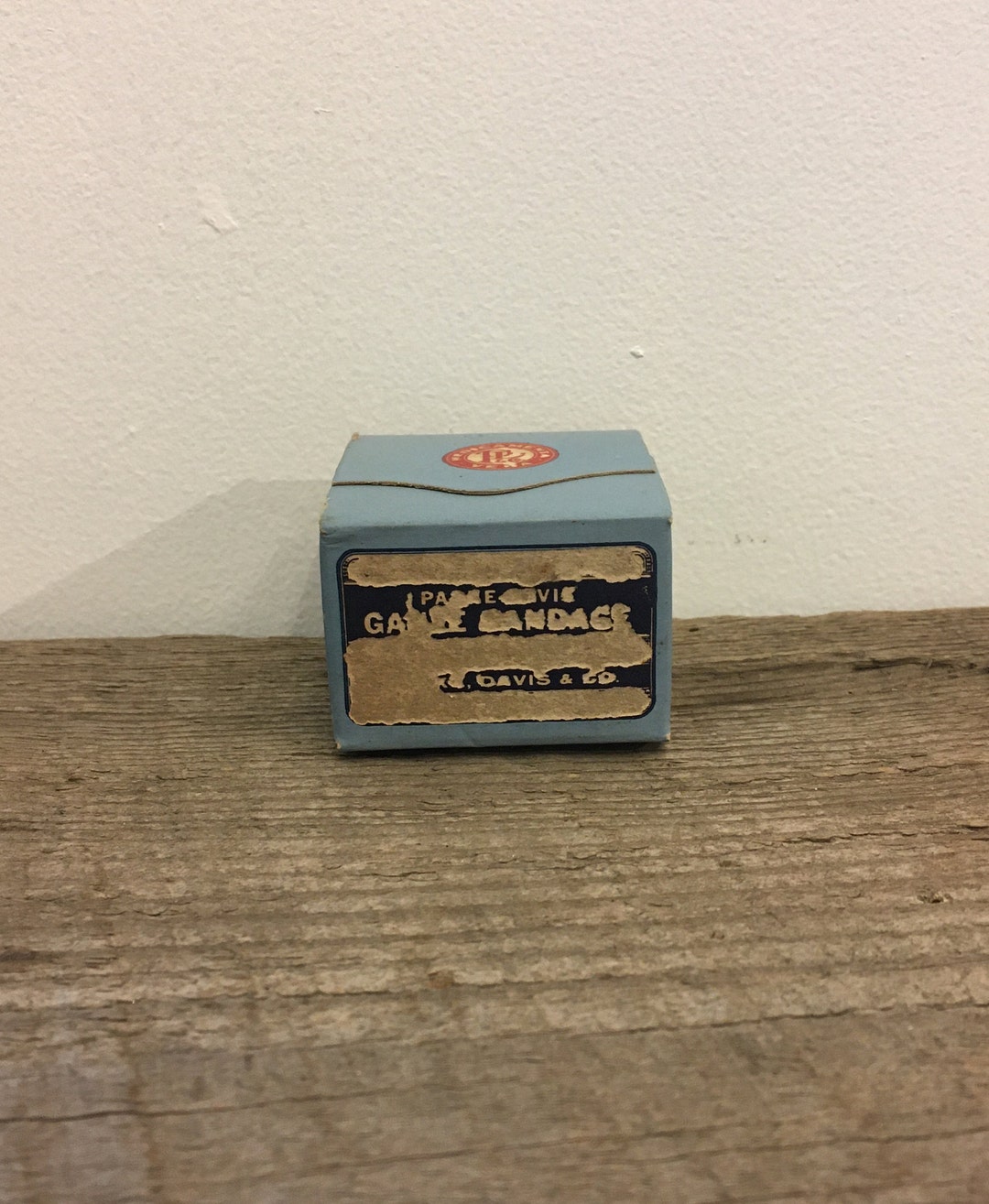 Vintage Parke Davis Gauze Box – Unopened Sterilized Bandage, Apothecary ...