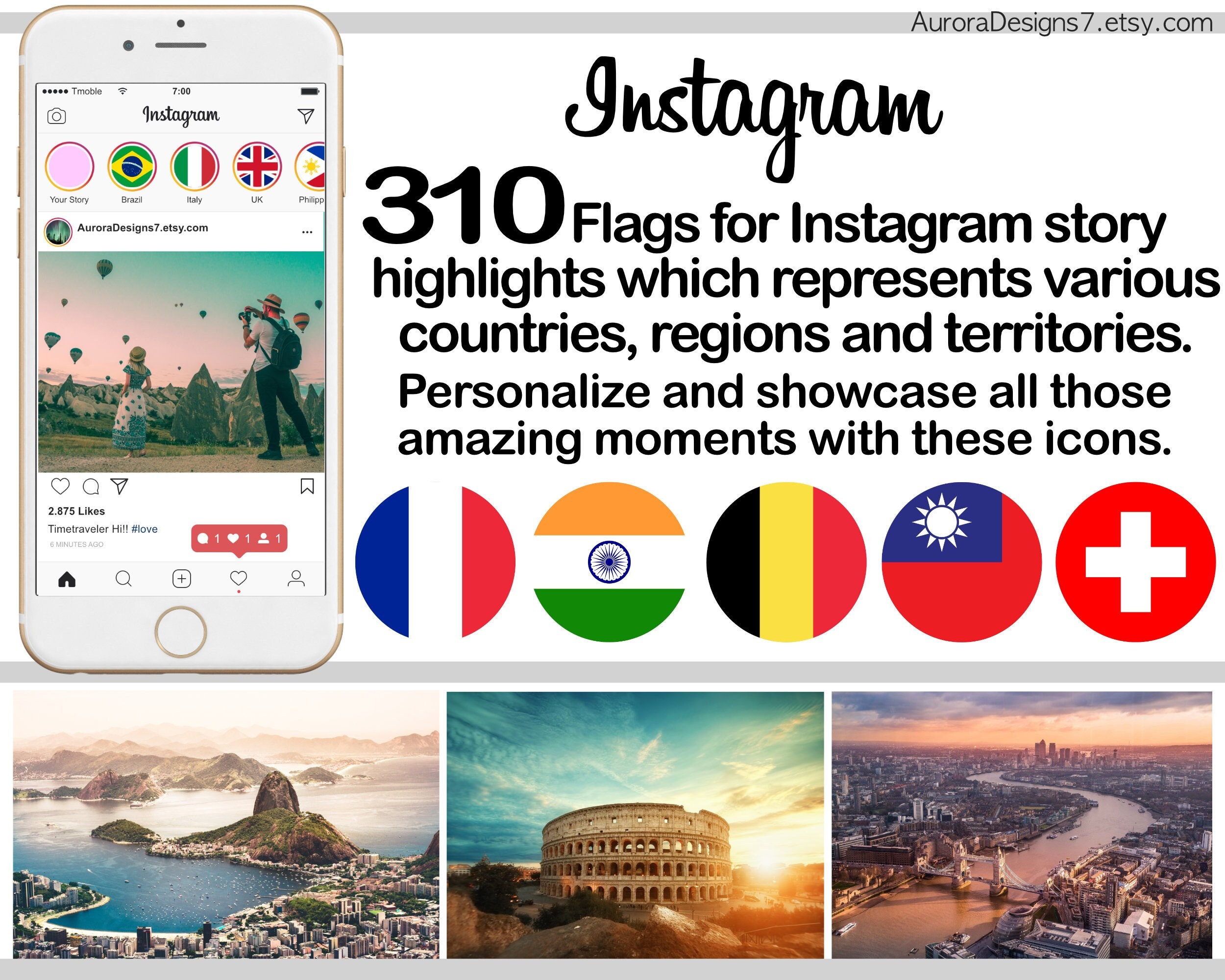 310 Instagram Flags, Highlight Covers - Instagram Story Cover Icons aus ...