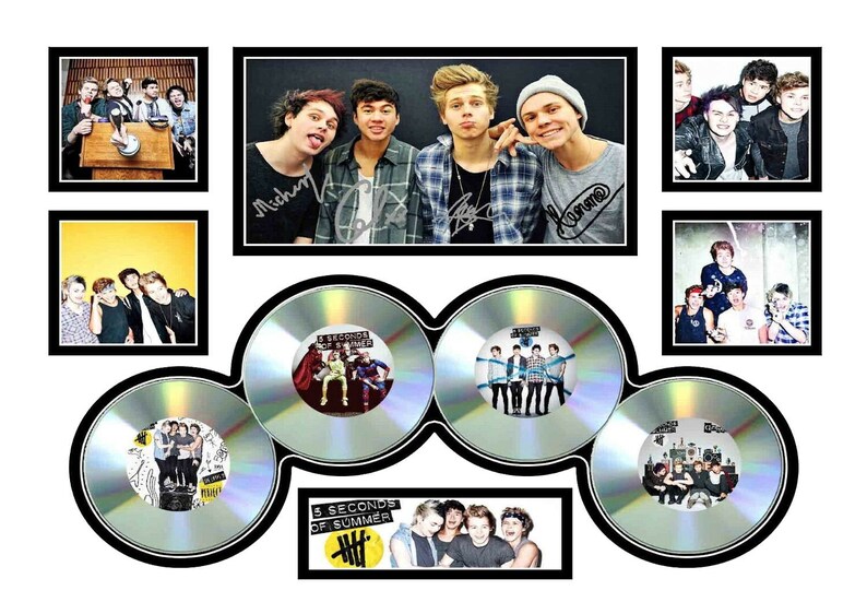5 Seconds of Summer Signed Photo - Etsy