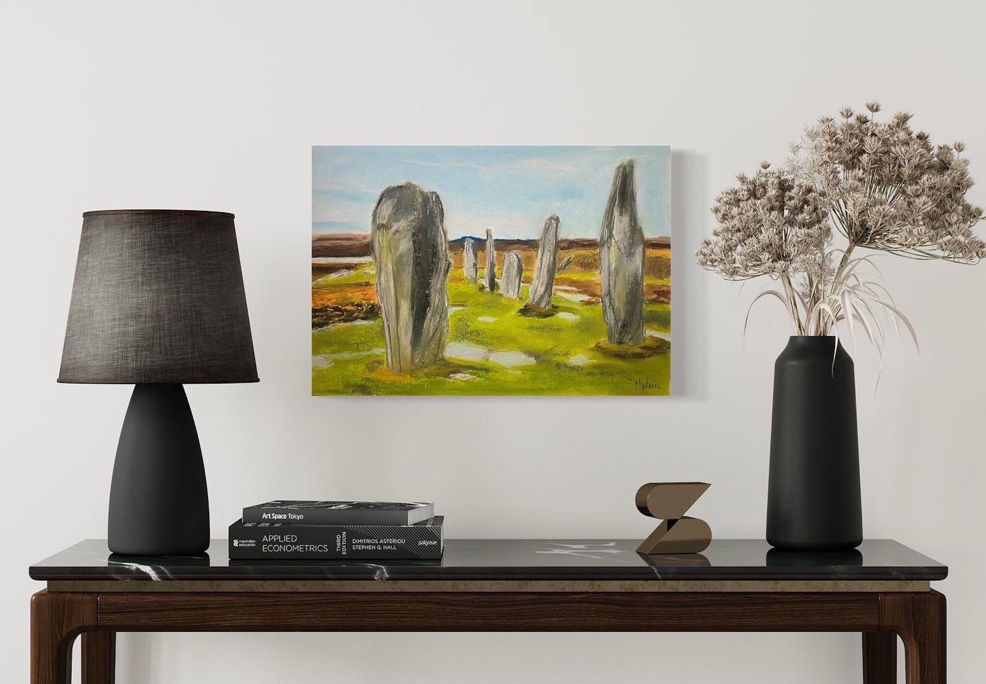Callanish Stones. Landscape With Standing Stones. Figurative Art ...