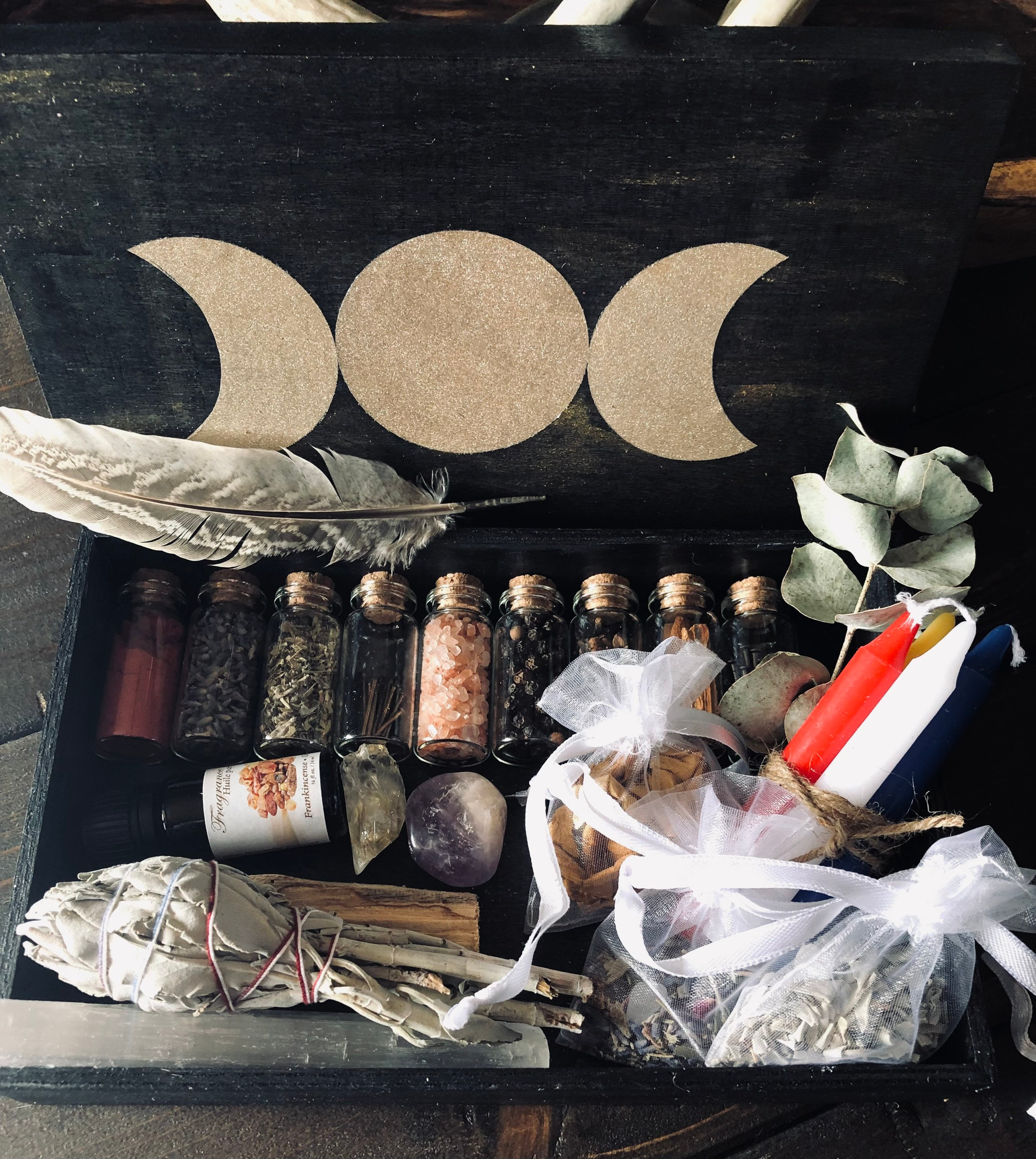 Beginner Witch Kit Box Witch Box Altar Herbs Altar Box - Etsy