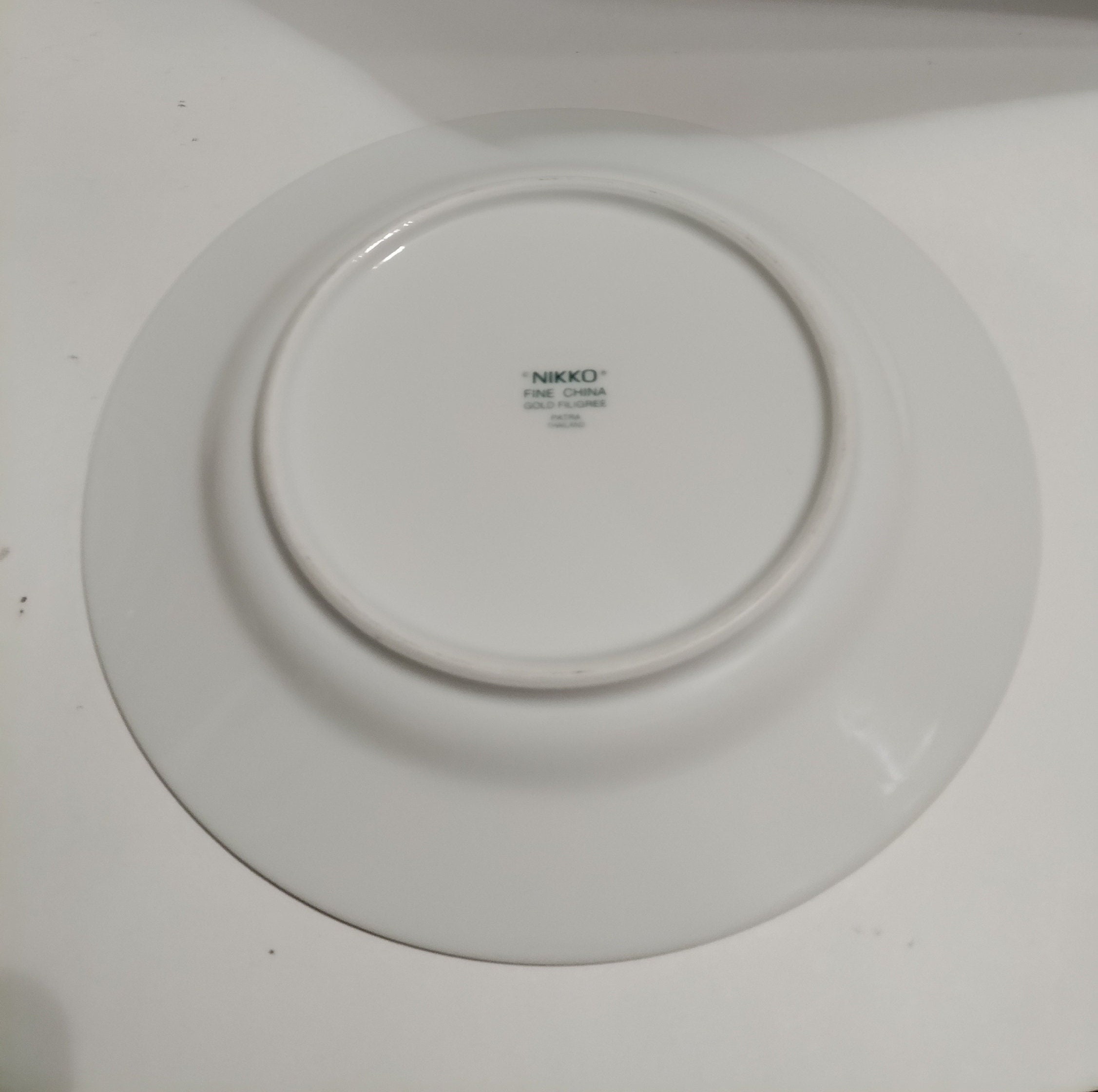 5 Nikko Gold Filigree Salad Plates Flawless Condition 2 Sets - Etsy