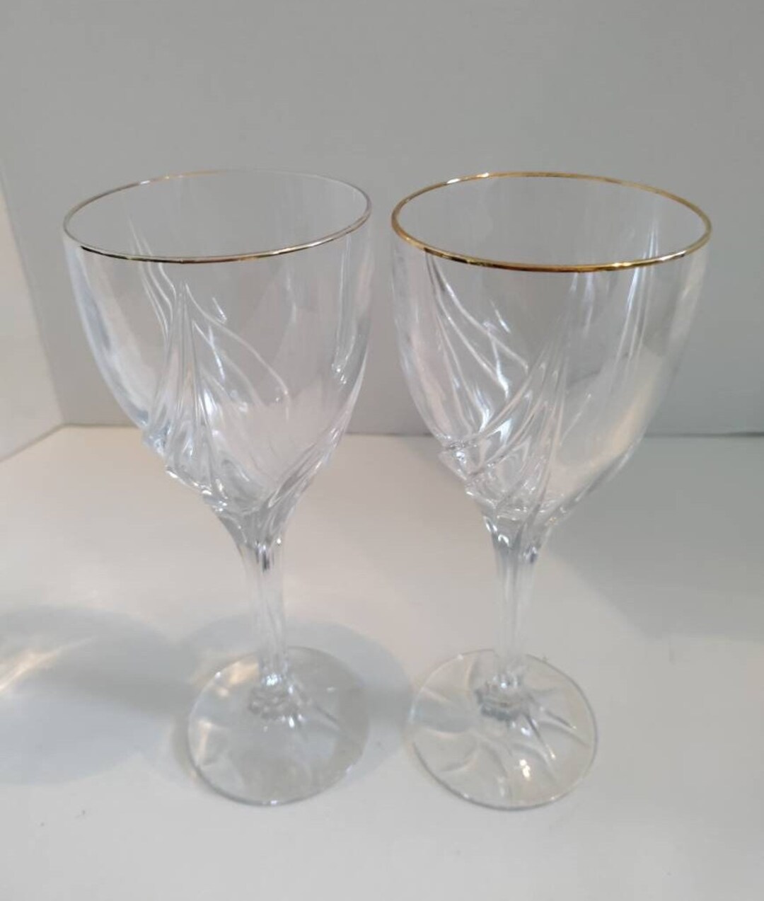 2 Lenox Debut Gold Water Goblets in New Condition - Etsy