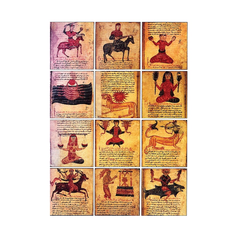 Armenian Horoscopes Print - Etsy