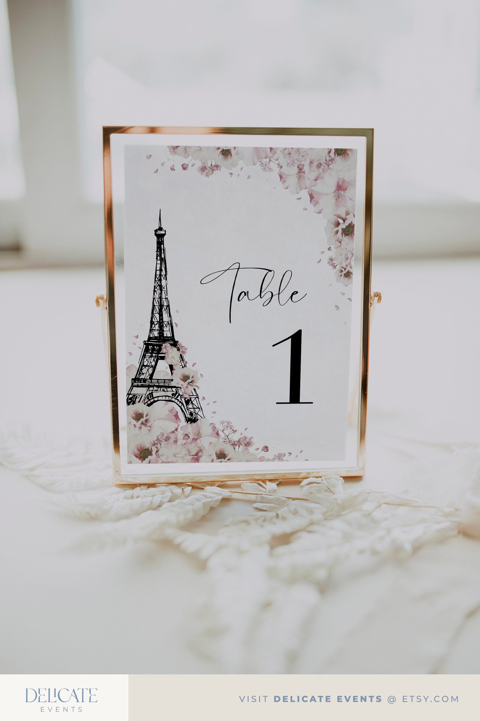 Paris Table Number Template Editable Table Number Paris - Etsy
