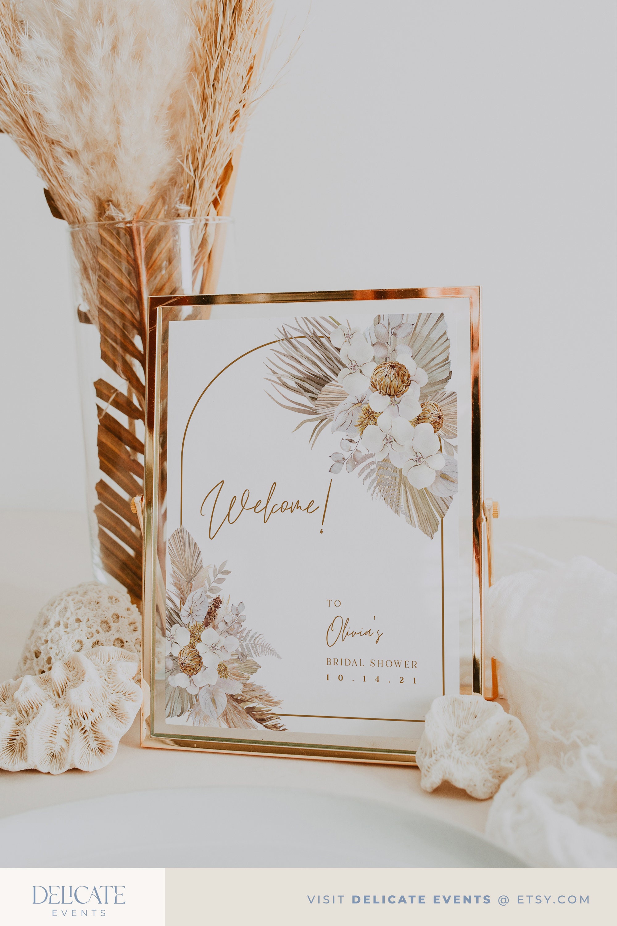 Boho Arch Welcome Sign Template Bohemian Welcome Poster Boho - Etsy