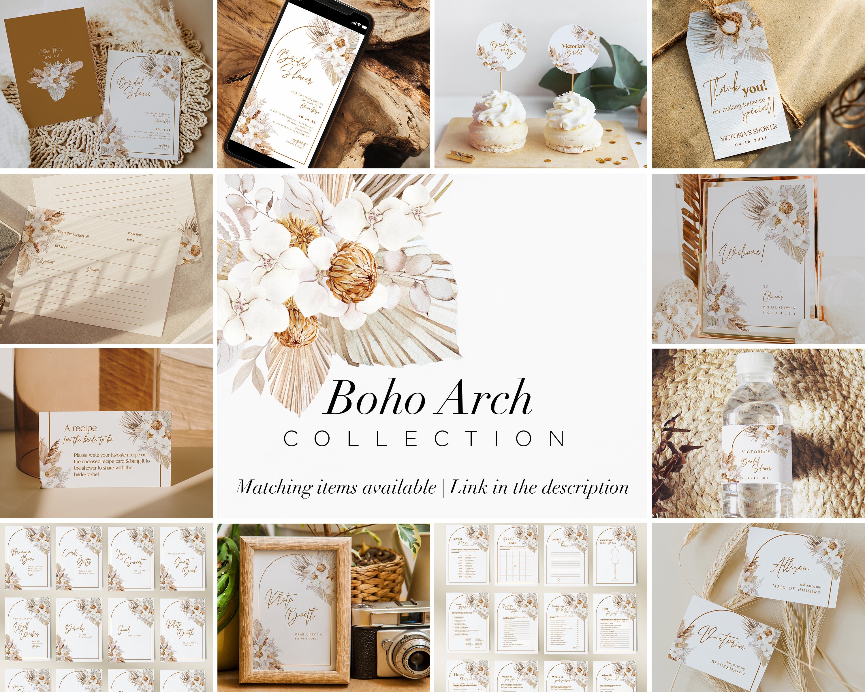 Boho Arch Welcome Sign Template Bohemian Welcome Poster Boho - Etsy