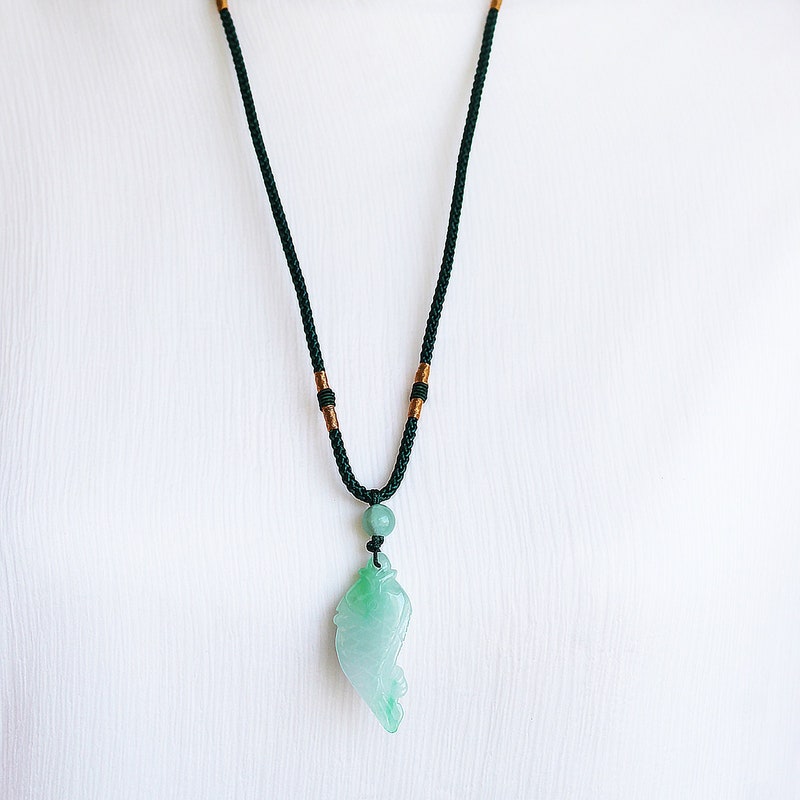Fish Jade Pendant - Etsy
