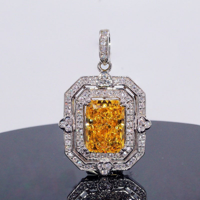 Moissanite Pendants - Etsy