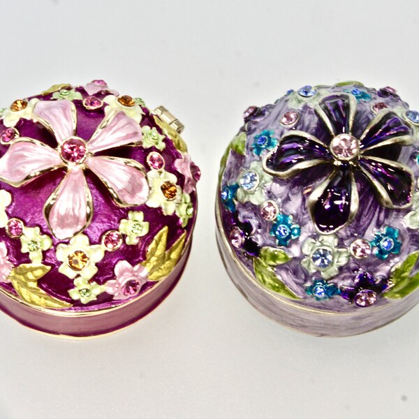 Jeweled Trinket Box - Etsy