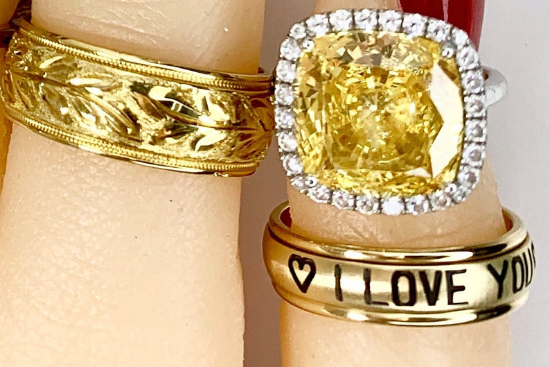 Personalization Inside Inscription for Rings | Etsy