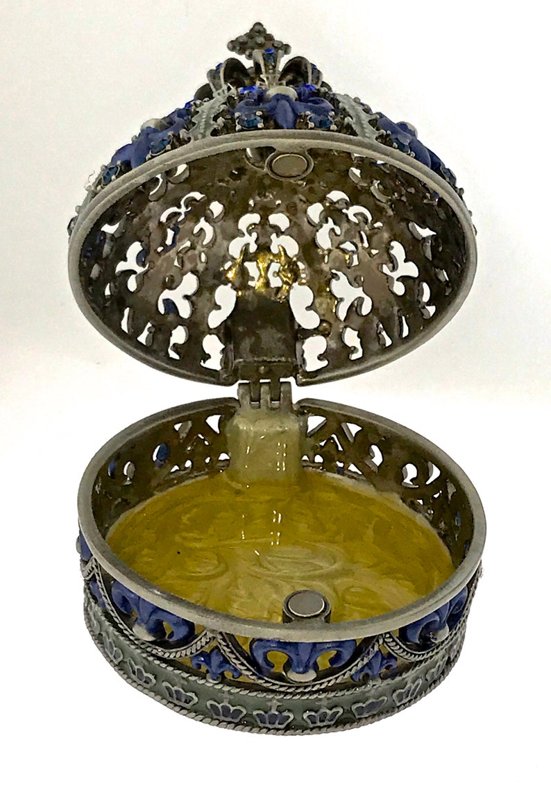 Cross Jewelry Trinket Box Collectible Enameled Hinged - Etsy