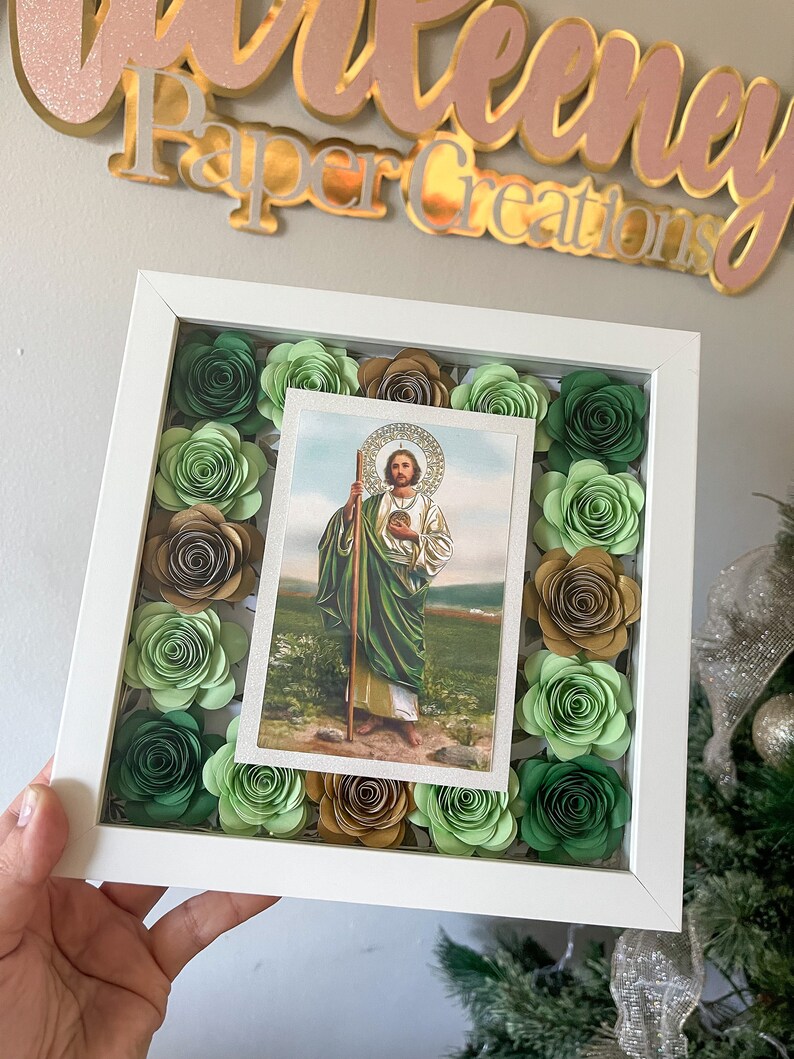 Medium 9x9 Inch Light up Flower Box Shadowbox St Jude - Etsy