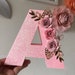 Decorative Customized 3D Letter Cardstock Initial, Desk Decor, Party ...