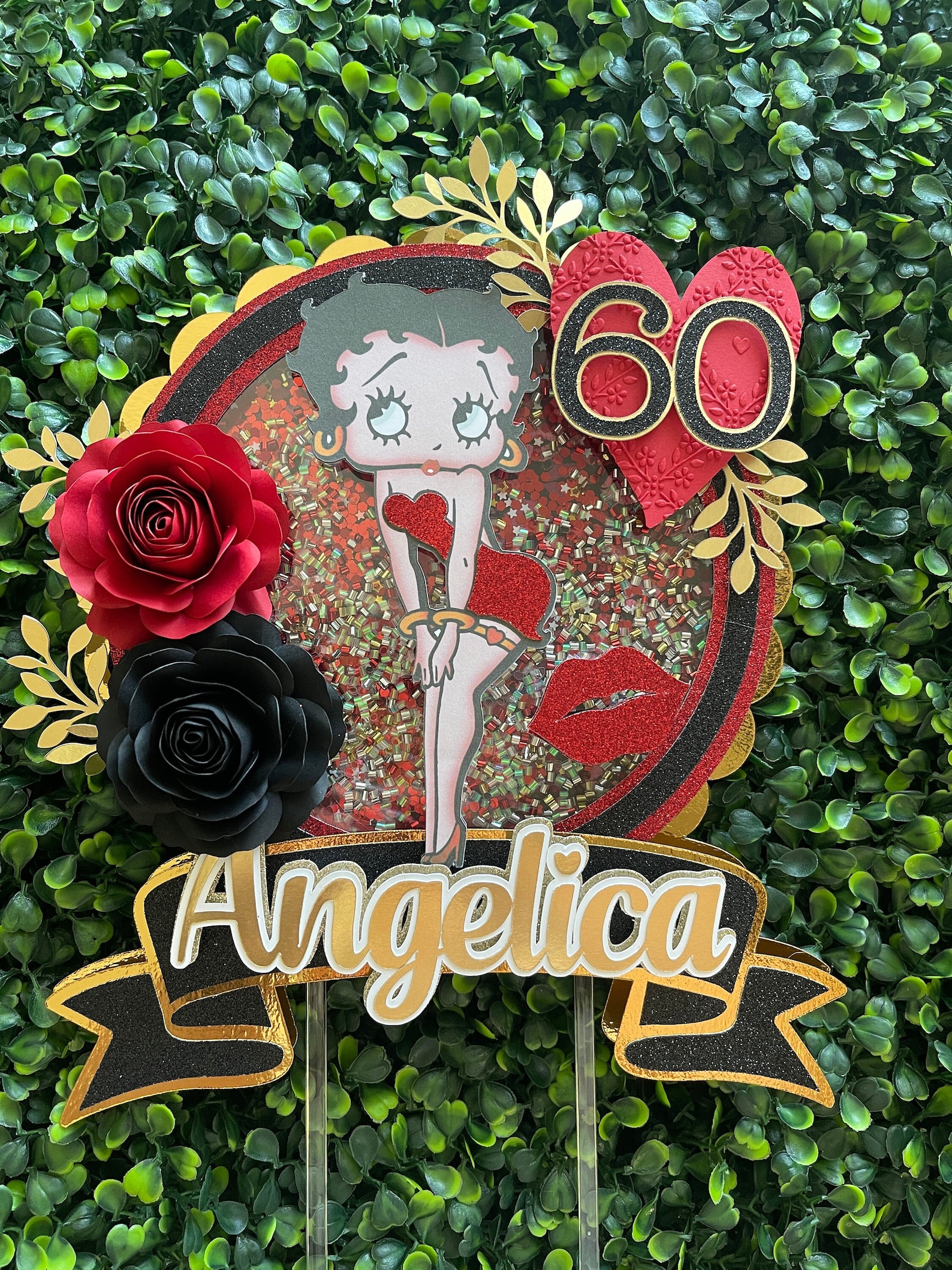 Betty Boop Cake Topper With Light - Etsy