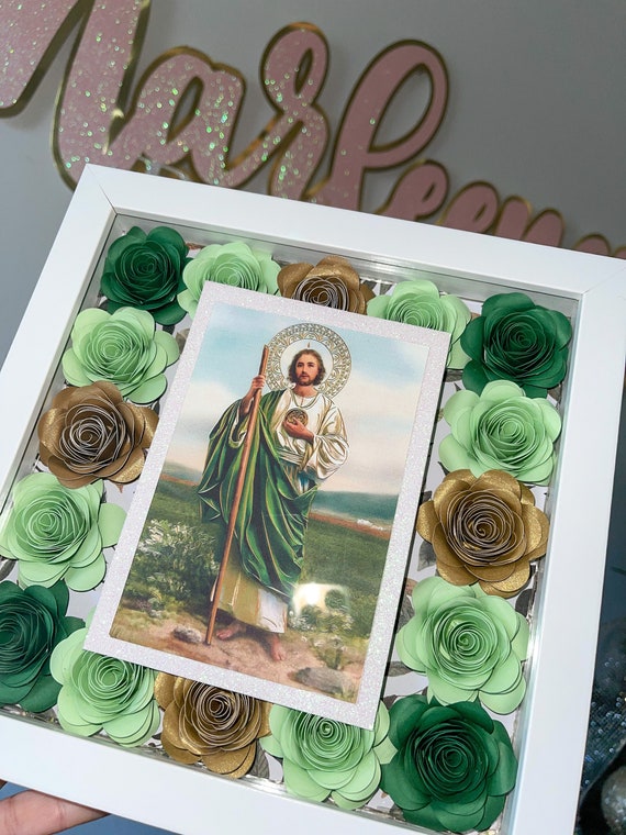 Medium 9x9 Inch Light up Flower Box Shadowbox St Jude - Etsy