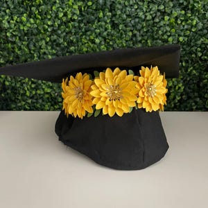 Flower Crown for Graduation Cap With Paper Flowers **CAP NOT INCLUDED ...
