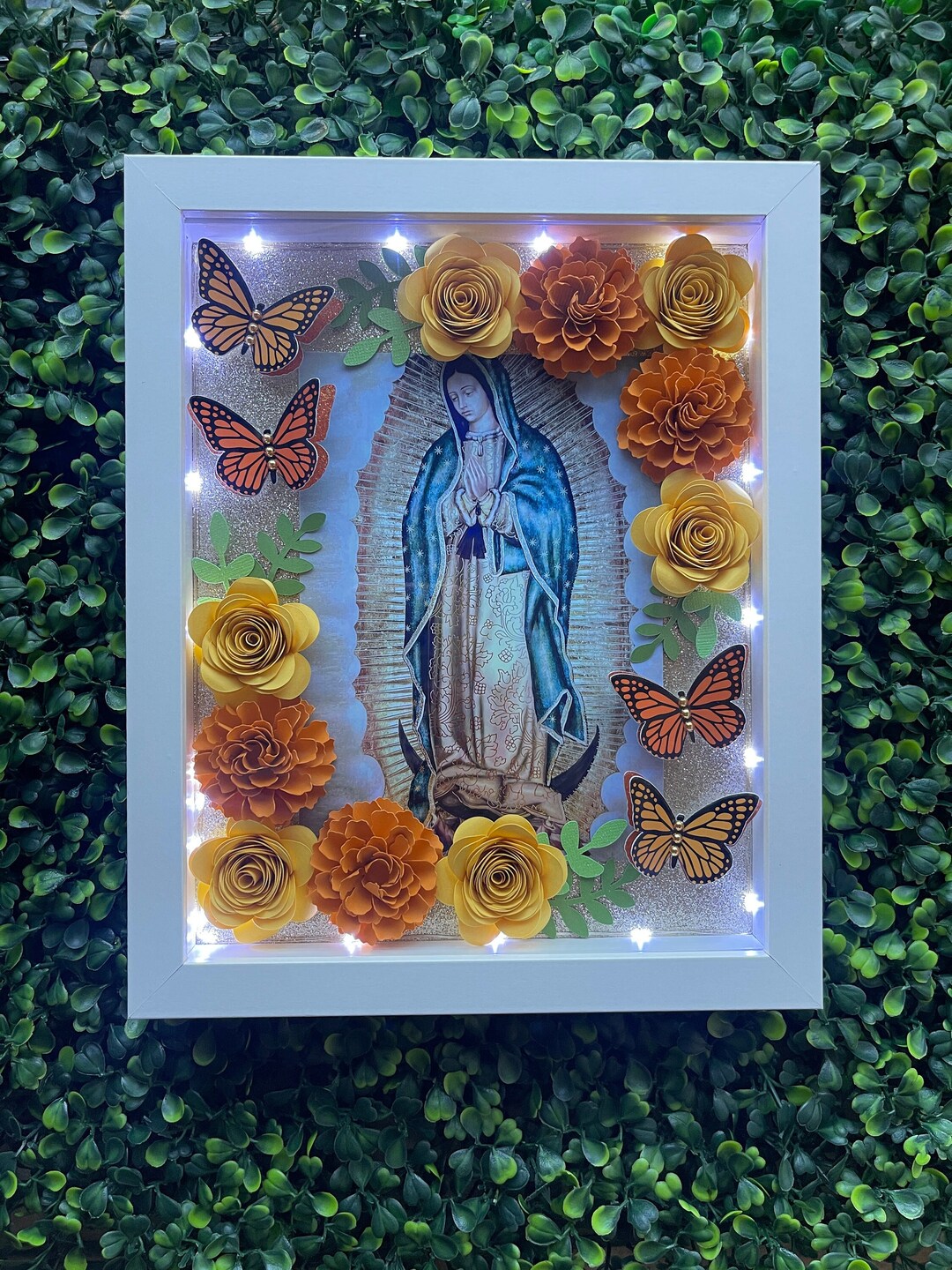 Ofrenda Altar Custom Personalized Picture Frame Virgencita Guadalupe ...