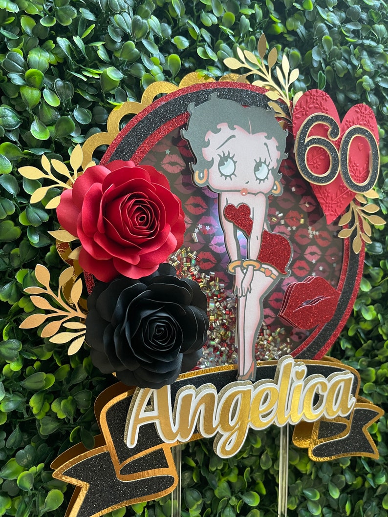 Betty Boop Cake Topper With Light - Etsy