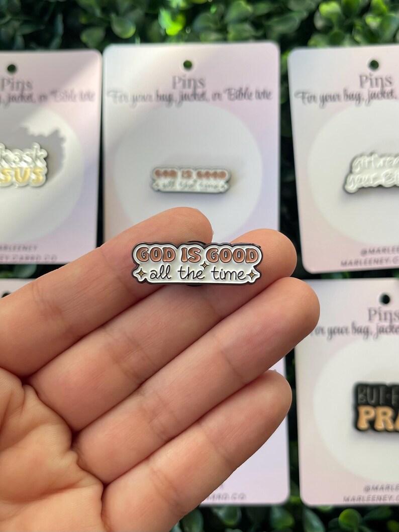 Christian Faith Enamel Pin | Fun Scripture & Phrase Pins for Bags ...