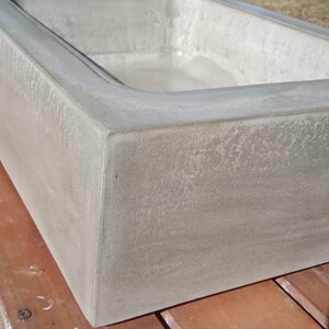 Rectangular Concrete Washbasin - Etsy