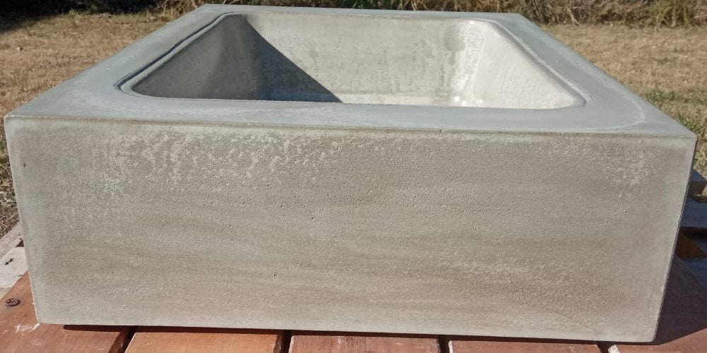 Rectangular Concrete Washbasin - Etsy