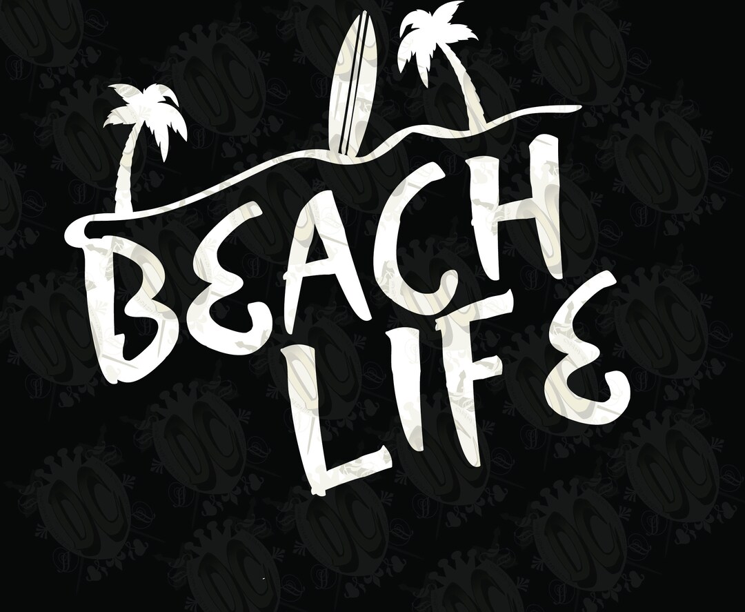 BEACH LIFE SURF Window Decal - Etsy