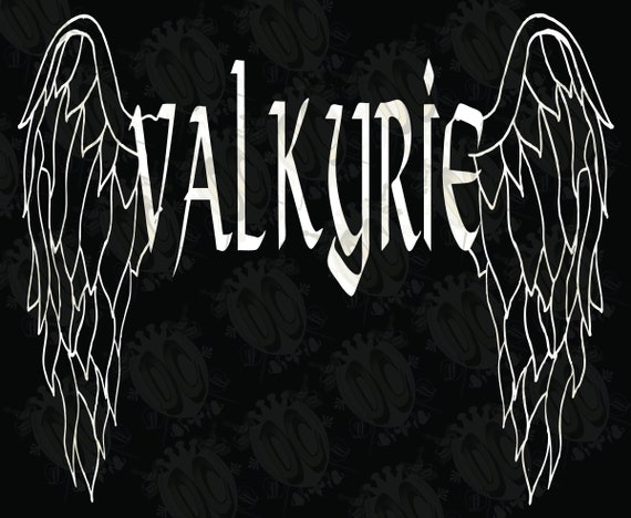 VALKYRIE HORIZONTAL Window Decal | Etsy