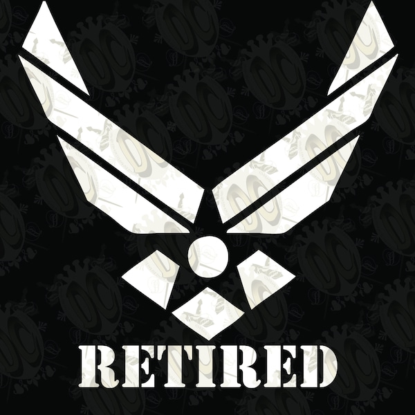 Retired Air Force Window Stickers - Etsy