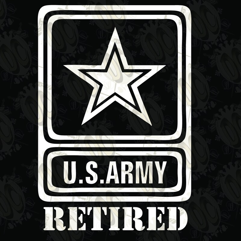 Us Army Retired Svg - Etsy
