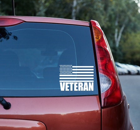 VETERAN Window Decal - Etsy