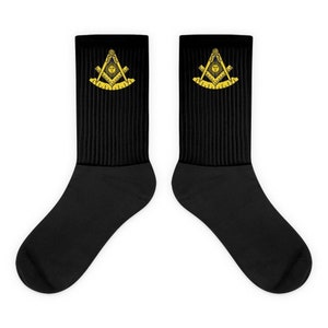Past Master Socks, Freemason Masonic Classic Square & Compass Socks - Etsy