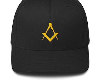 Masonic Past Master Flexfit Hat Freemason Hat | Etsy