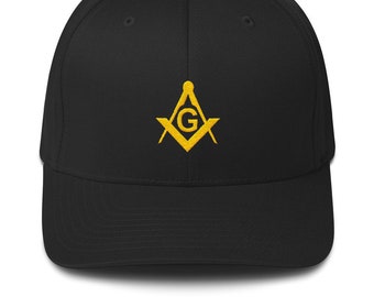 Masonic Past Master Flexfit Hat Freemason Hat | Etsy