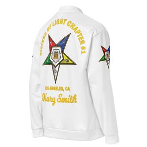 Personalized OES Eastern Star Jacket, Custom Order of the Eastern Star ...